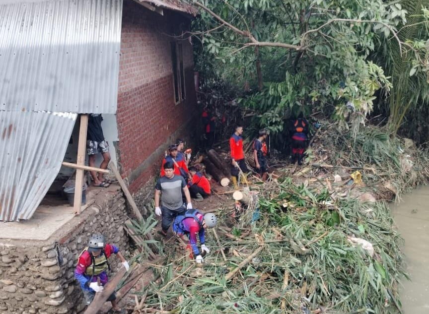 Banjir di Kota Lubuklinggau Berangsur Surut Banjir di Kota Lubuklinggau Berangsur Surut